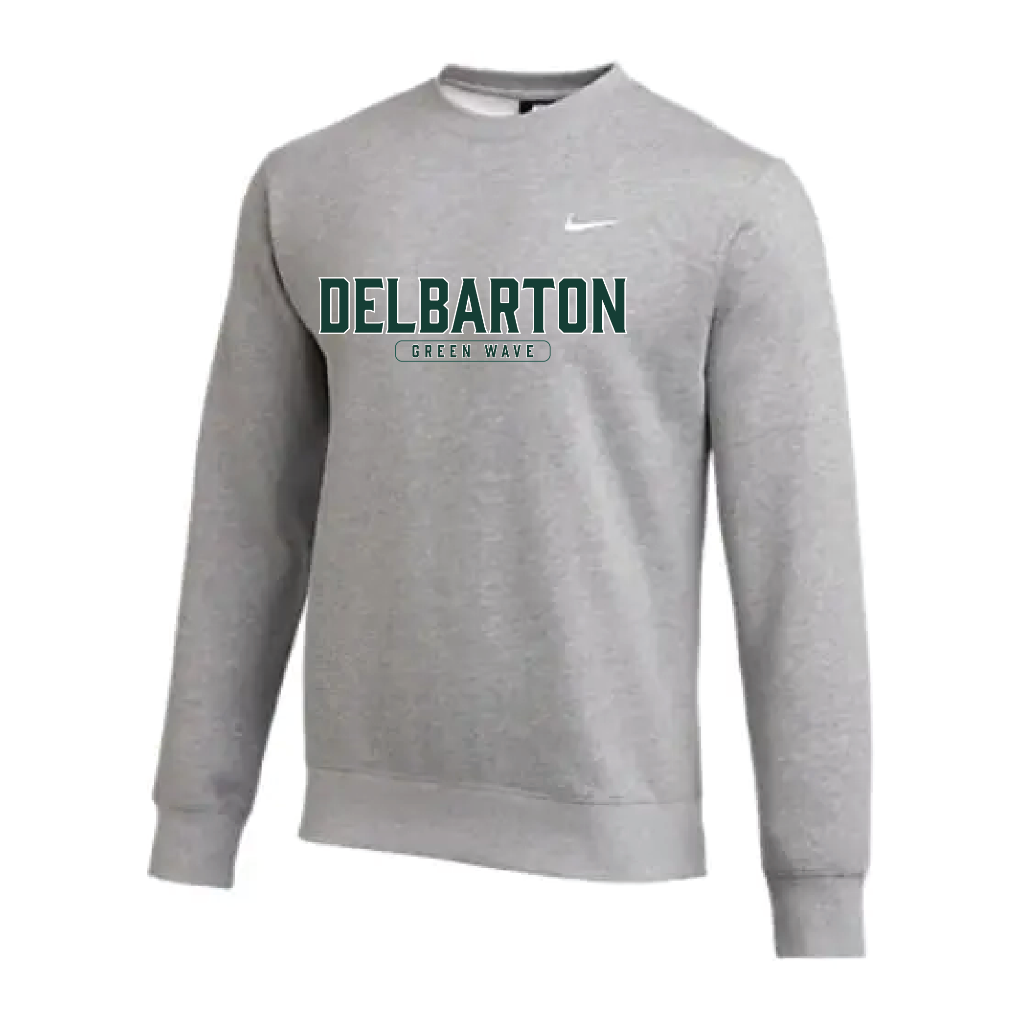 Nike Club Center D Crew - Dk Grey Heather – Delbarton Shop