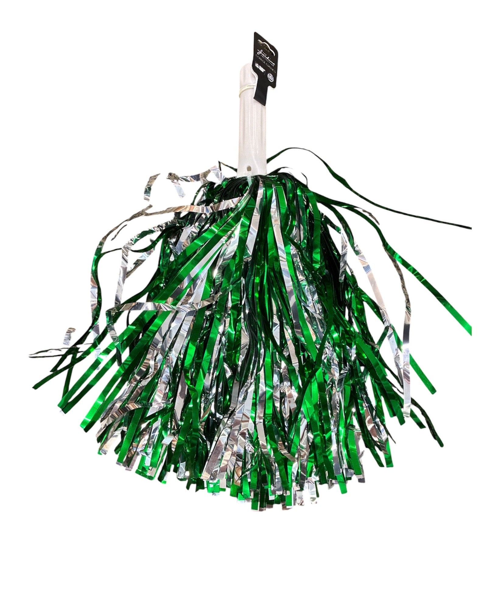 Pom Pom - Jardine Spirit Pom Pom - Green and Silver – Delbarton Shop