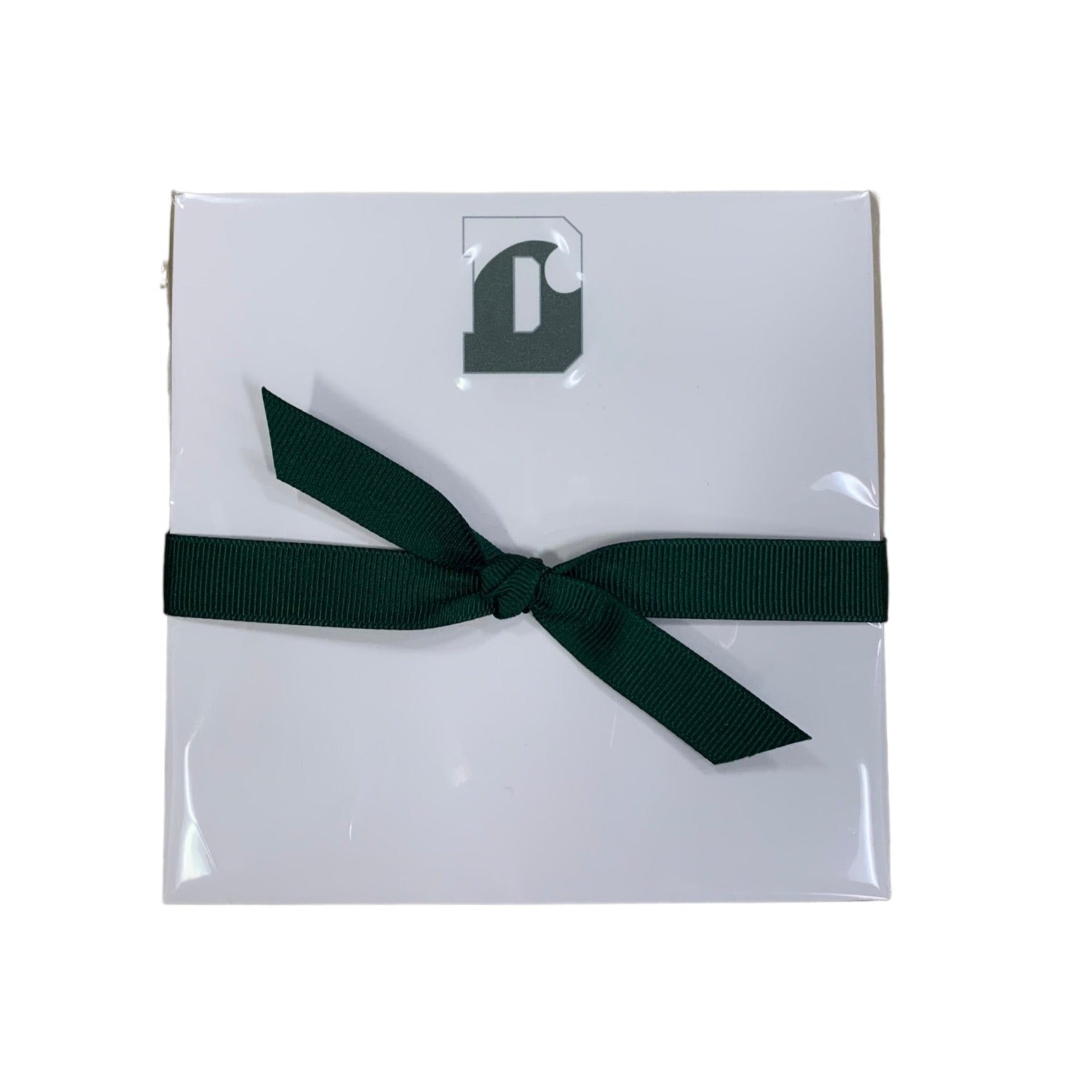 Note Pad - Chubby - White with DWave – Delbarton Shop